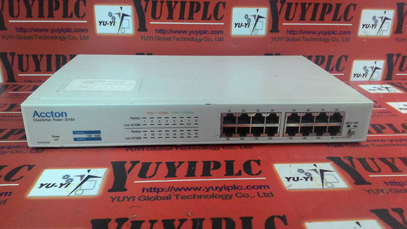 Accton CheetaHub Power 3016A (EH3016A-SW) - 裕益科技自動化設備可程式編碼器PLC分散式控制系統DCS